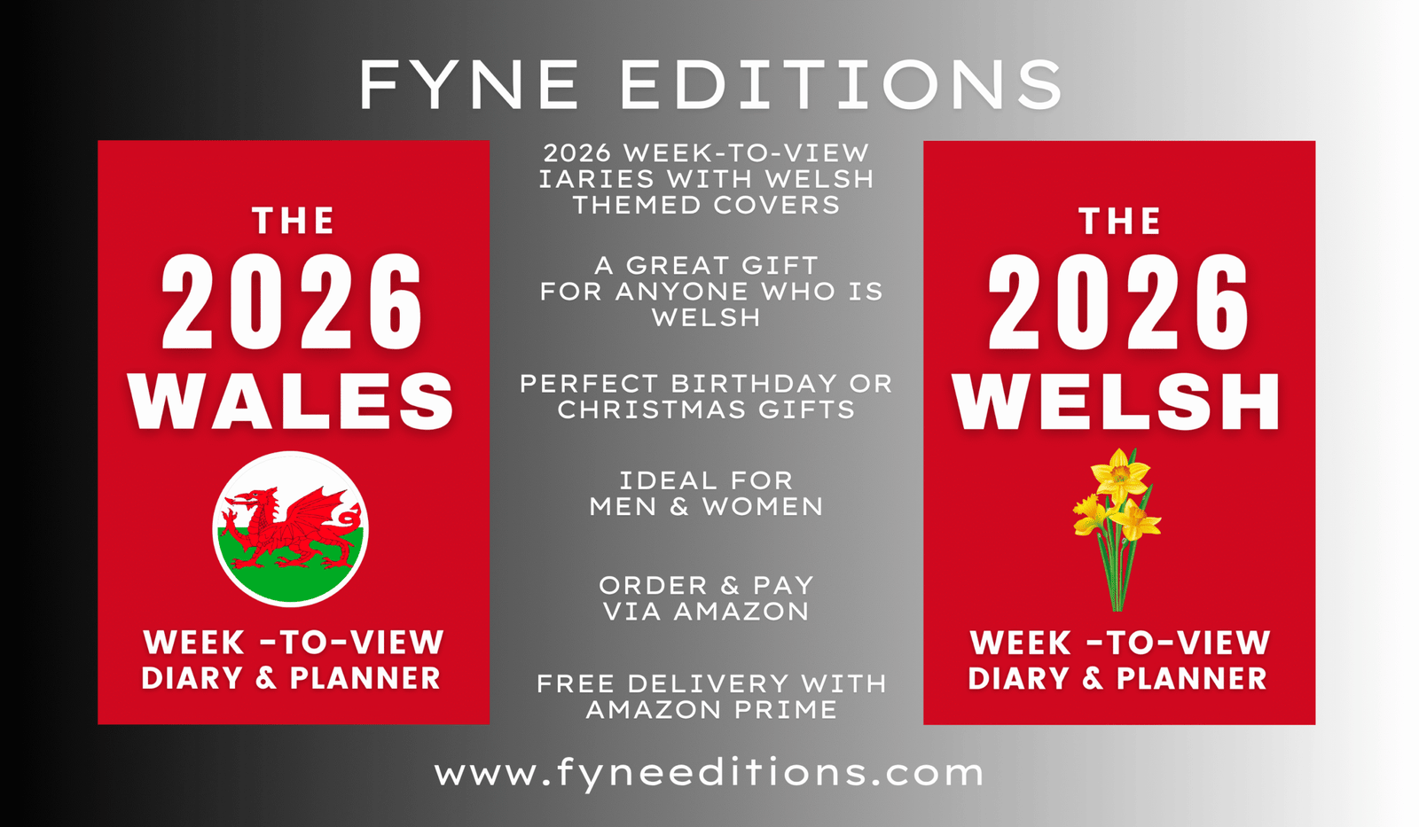 The Best 2026 Week-to-View Diaries With A Welsh Themed Cover